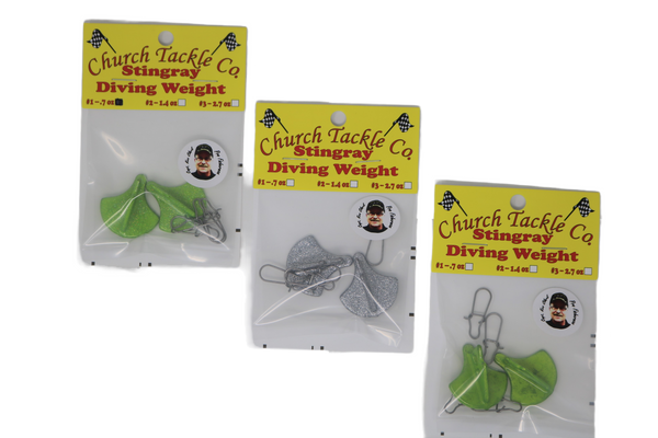 Limited Edition Custom Painted Stingray Diving Weights (#40310, #40311 ...