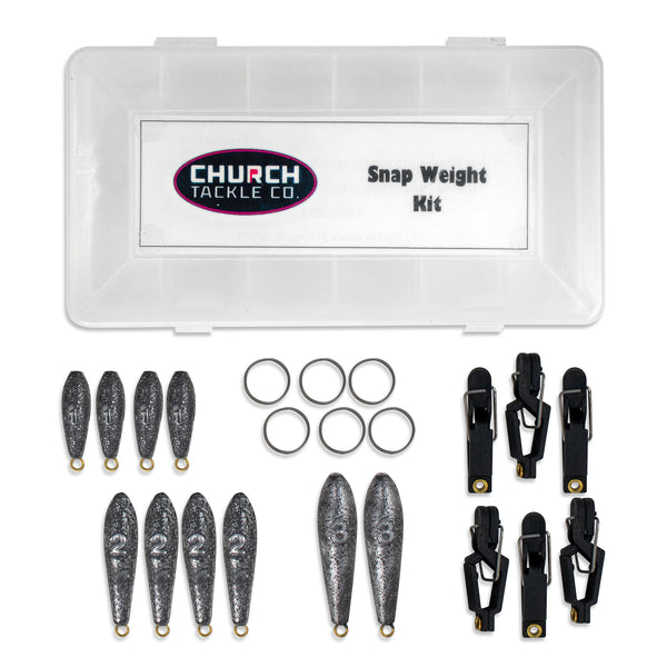 Snap Weight Kit for Trolling with Side Planers - Church Tackle